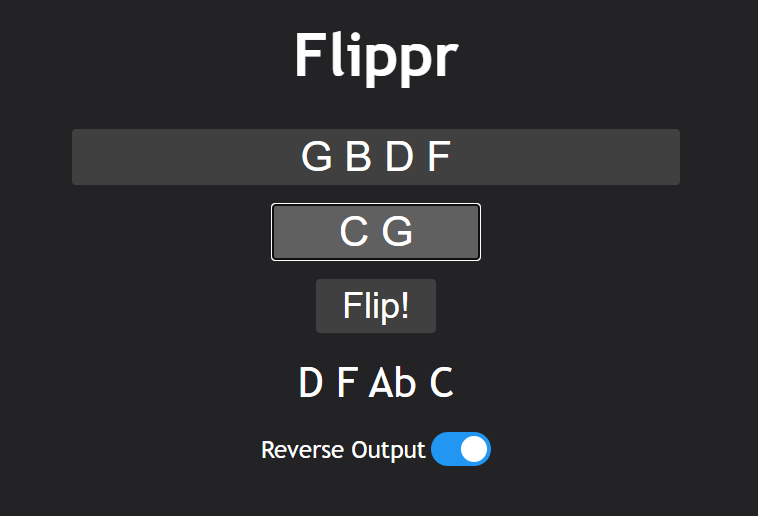 GitHub - apc518/flippr: Flip musical notes around, useful for negative ...