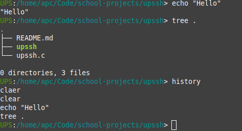 GitHub - apc518/ups-shell: A basic POSIX shell written in C