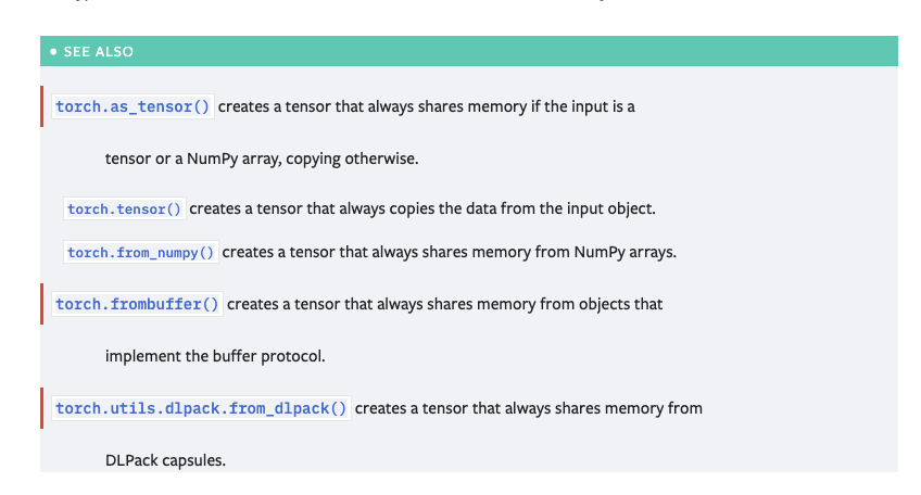 [doc] asarray is uglily formatted · Issue #78290 · pytorch/pytorch · GitHub