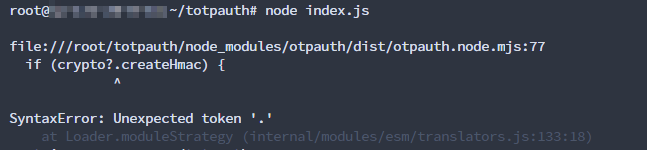 How to solve this ? · Issue #304 · hectorm/otpauth · GitHub