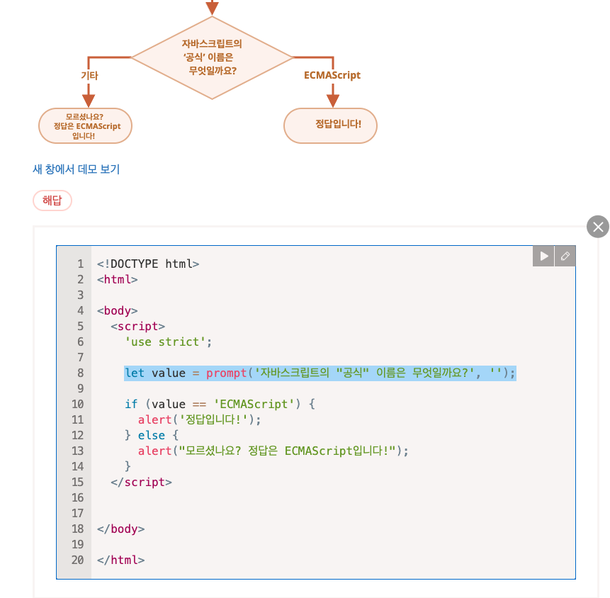 오번역수정 If와 를 사용한 조건 처리 잘못된 강조 따옴표 사용과제 2 · Issue 1527 · Javascript Tutorialkojavascript 3009