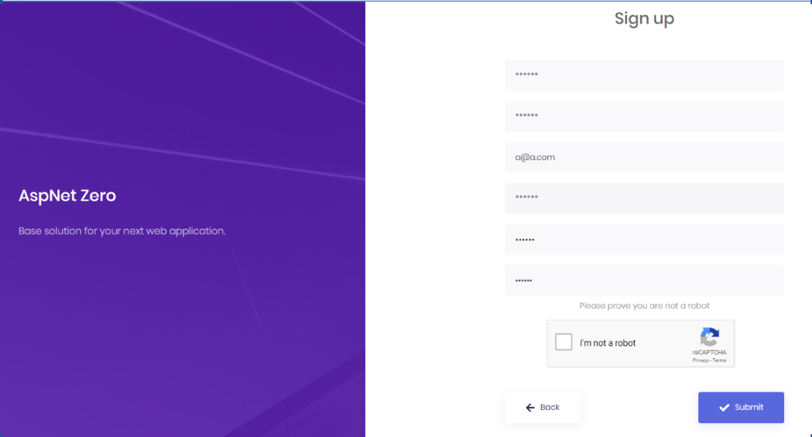 Not able to create account in ASP.Net Zero · Issue #5337 · aspnetboilerplate/aspnetboilerplate ...