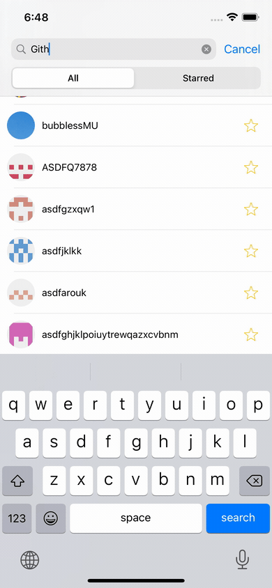 GitHub - 1song2/github-user-search-app: GitHub 유저를 검색하고 즐겨찾기를 할 수 있는 앱