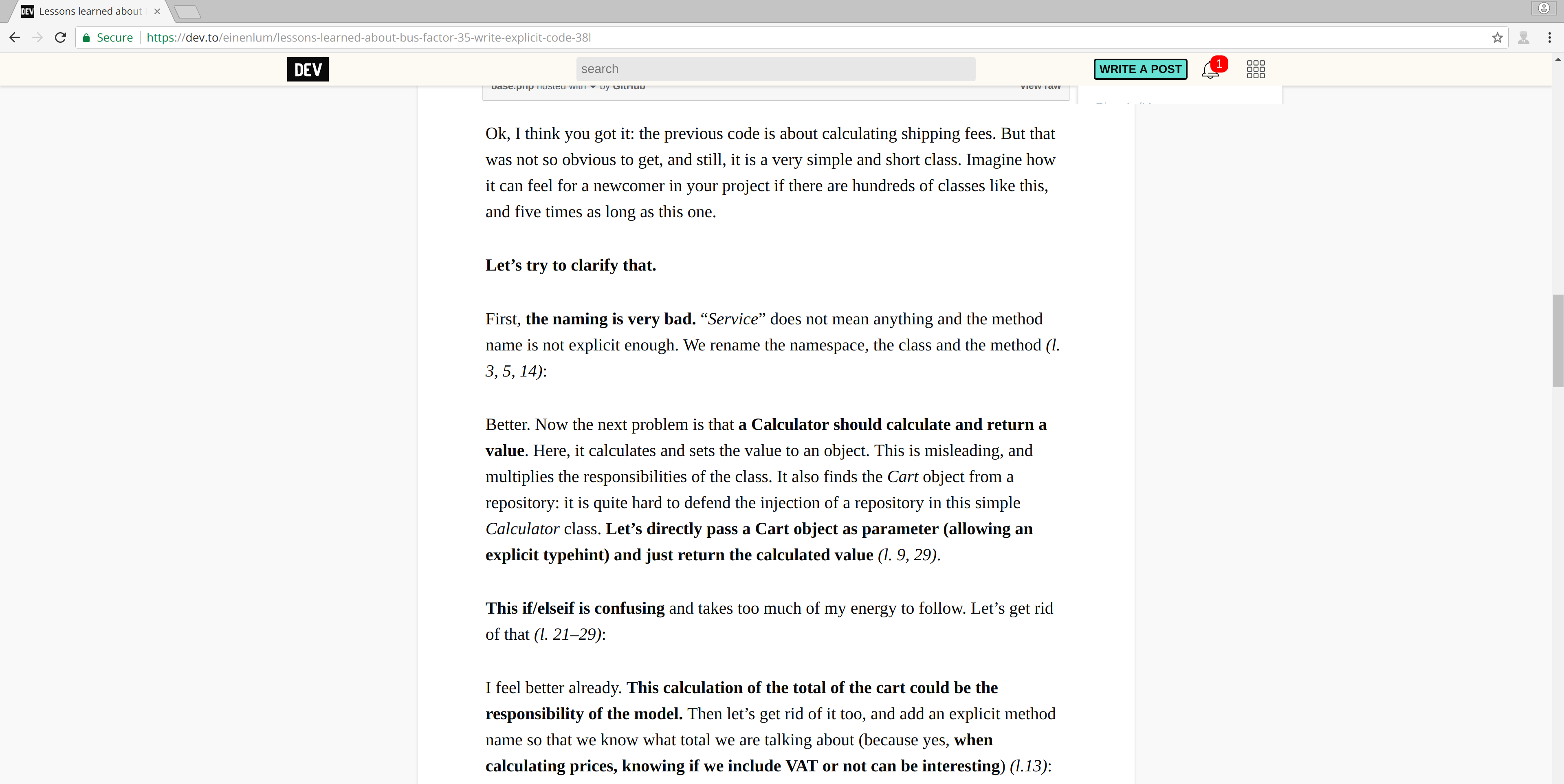 Gist snippets need a page reload to show up · Issue #95 · forem/forem · GitHub