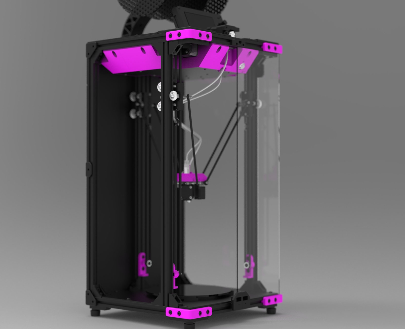 GitHub - rollybot/Delta_Square_Pro: Enclosed chamber-type Delta 3d printer design