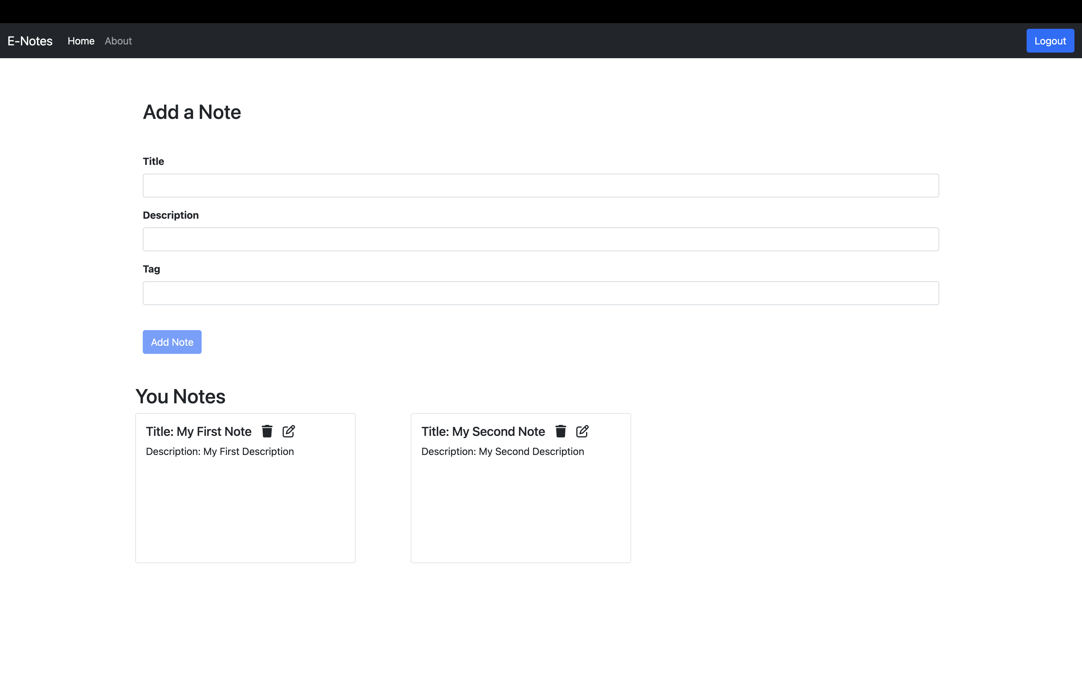 GitHub - aggarwalsejal/ENotes-React: E-Notes is a React website to keep ...