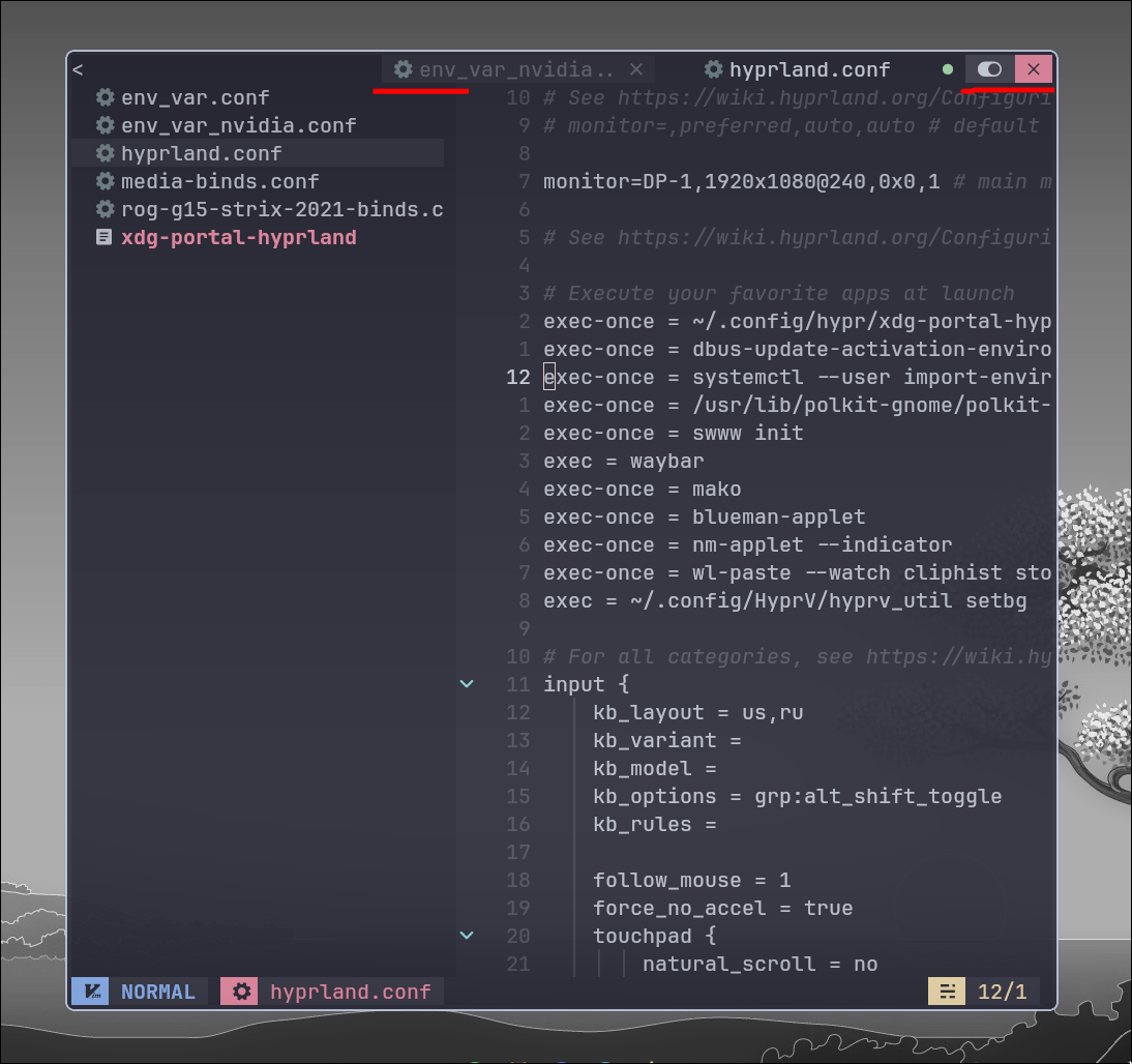 In windows with smaller width, tabuline enters the space occupied by nvimtree. · Issue #133 ...