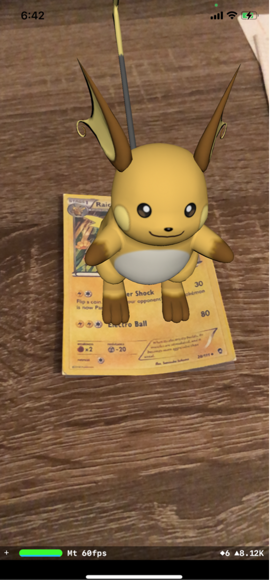 Github Mrabasovic Pokemons3d Ar App That Shows Pokemons In 3d With