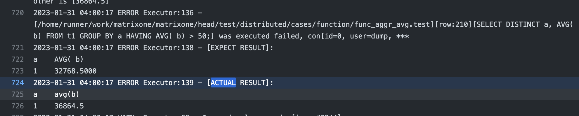 [Bug]: Aggregation functions sometimes do not compute accurately · Issue #7748 · matrixorigin ...