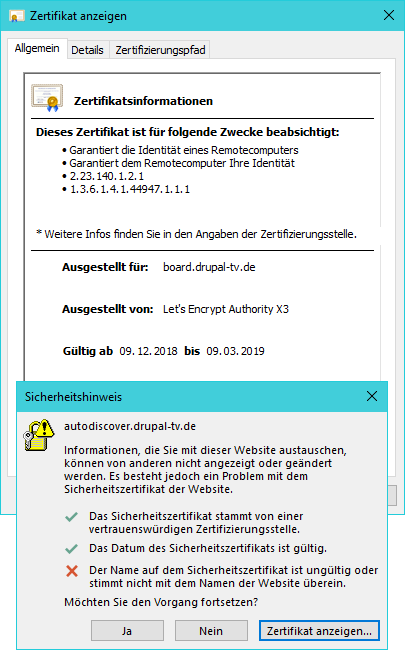 Question about TSL Encryption and Windows Mail/Outlook · Issue #1632 · modoboa/modoboa · GitHub