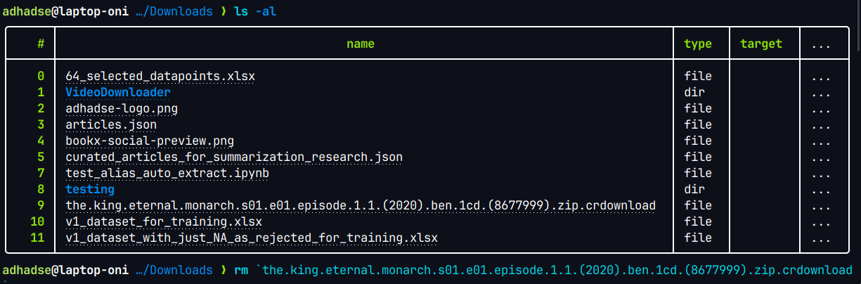 Long file names don't list file permissions columns with `ls -l` · Issue #8218 · nushell/nushell ...