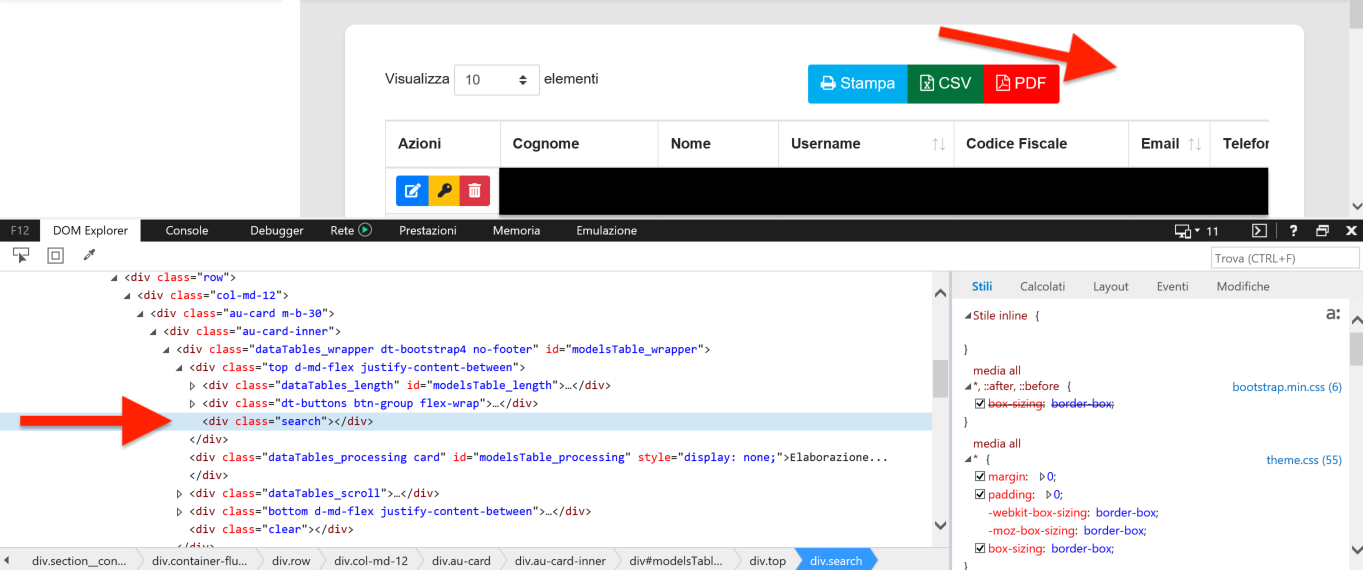 Search field - HTML element not rendered · Issue #2299 · yajra/laravel-datatables · GitHub