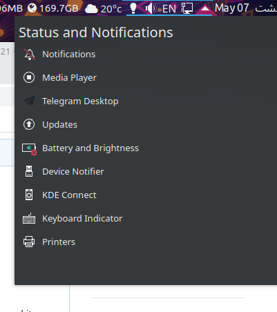 Do not display the white color of the Telegram systemtray icon in the KDE panel · Issue #7821 ...