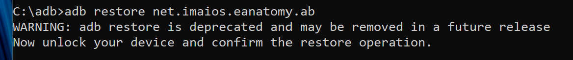[adb Issue] Restore Ab File Extension · Issue 242 · Microsoft Wsa