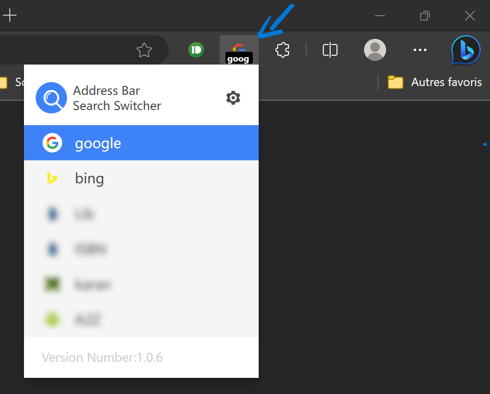 Search engine switcher toggle in toolbar · Issue #3609 · MicrosoftEdge/WebView2Feedback · GitHub