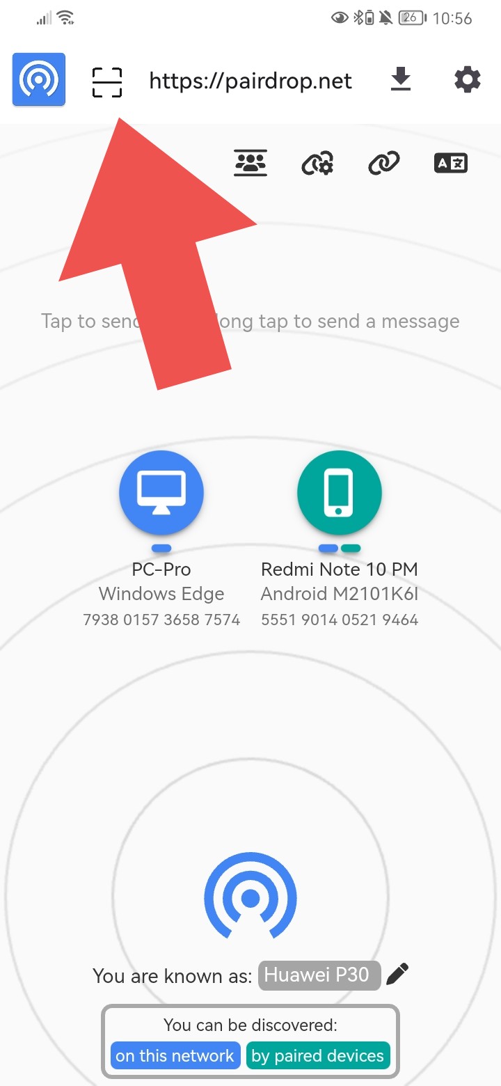 Built-in QR scanner · Issue #336 · fm-sys/snapdrop-android · GitHub