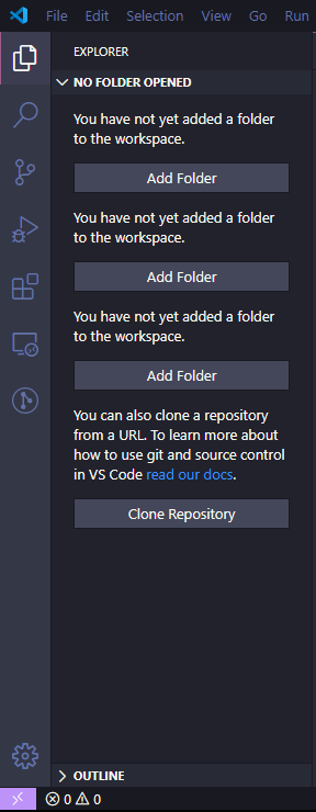Duplicate "Add folder" · Issue #92991 · microsoft/vscode · GitHub