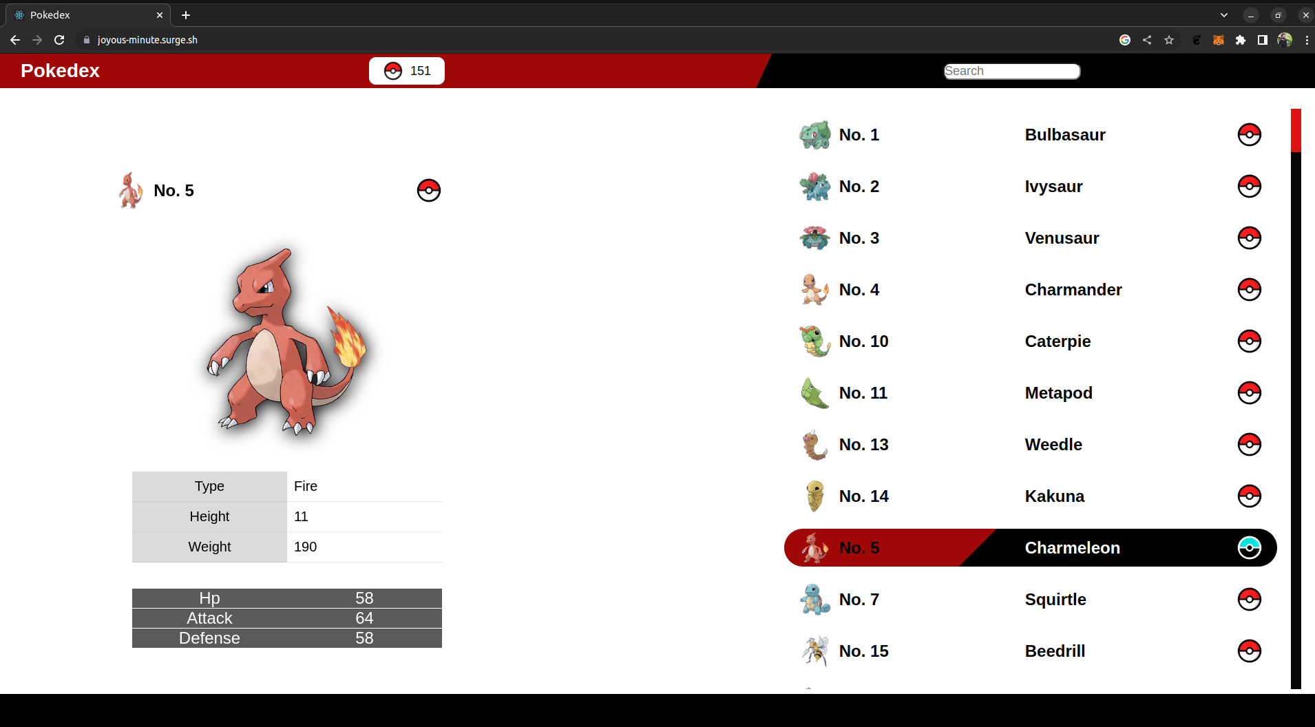 GitHub - mcamilli/Pokedex