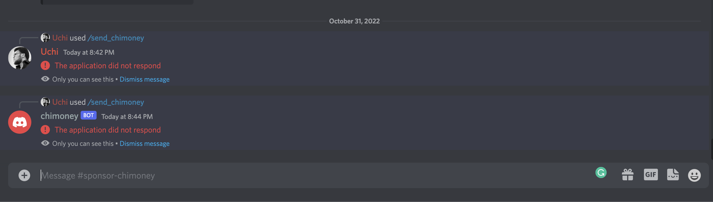 [hacktoberfest] feat: Implement chimoney discord bot by Ayo-Awe · Pull Request #67 · Chimoney ...