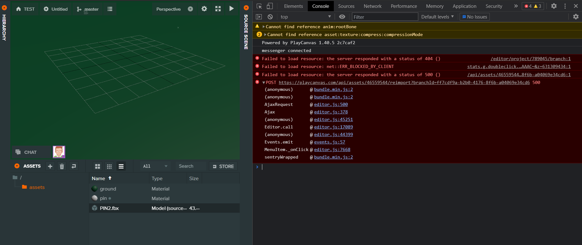 Unable to pick an asset for Render Component · Issue #367 · playcanvas/editor · GitHub