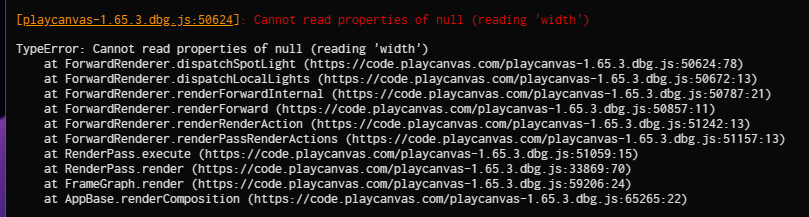 Spot light crash · Issue #5595 · playcanvas/engine · GitHub