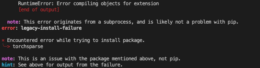 How to install torchsparse in centos? · Issue #194 · mit-han-lab/torchsparse · GitHub