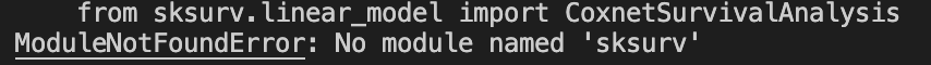 Issue with Pip install · sebp scikit-survival · Discussion #181 · GitHub