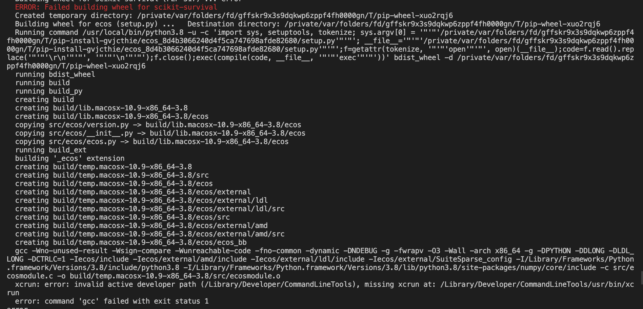 Issue with Pip install · sebp scikit-survival · Discussion #181 · GitHub