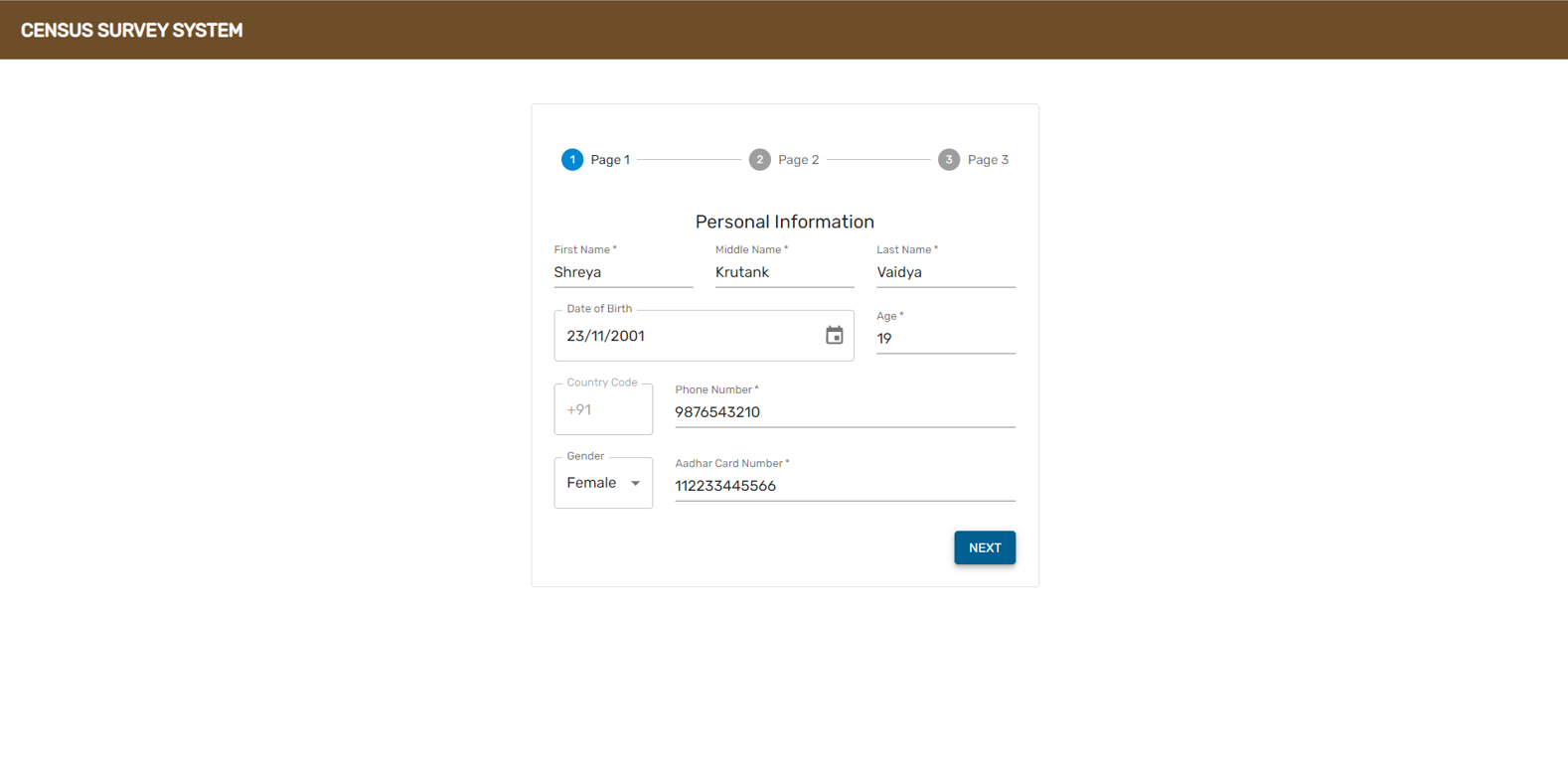 GitHub - shreyavaidya2311/census-survey-system: Census Survey System is ...