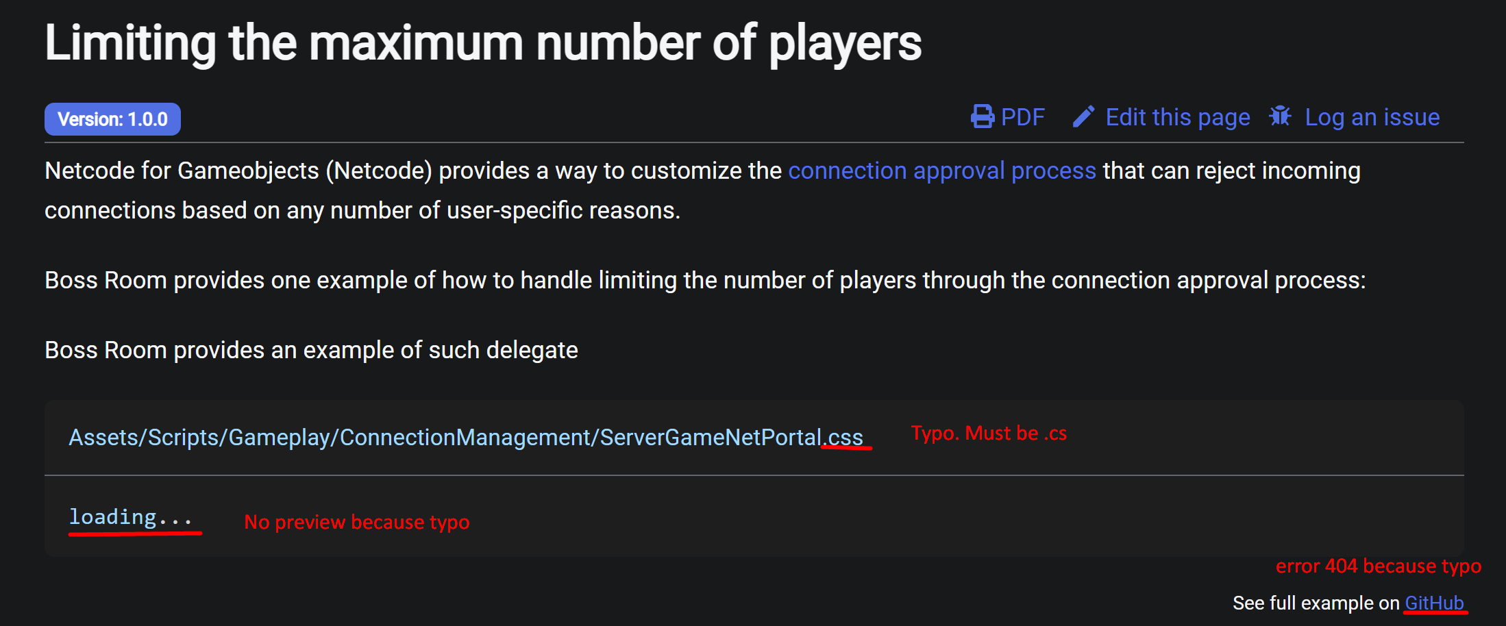 Feedback for ocs/basics/maxnumberplayers.md · Issue #767 · Unity-Technologies/com.unity ...