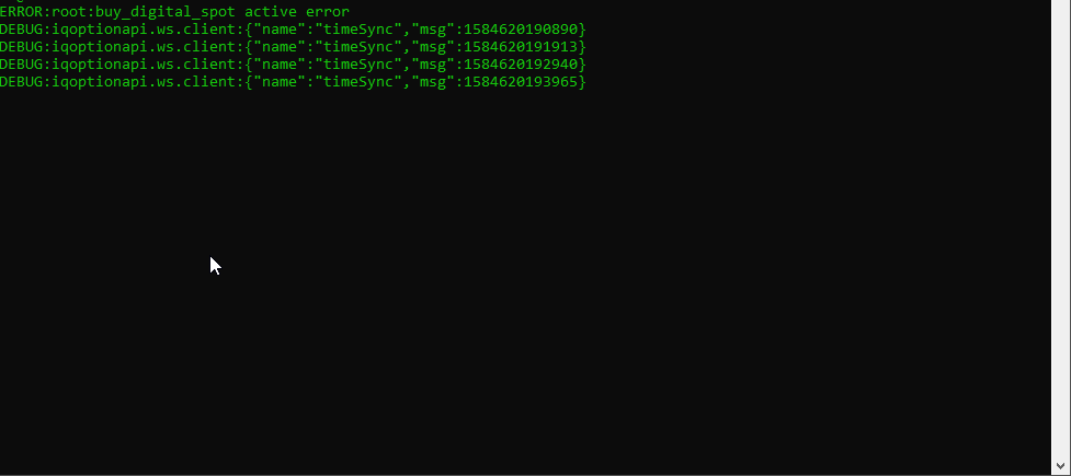 Problem error on buy Digital spot · Issue #207 · Lu-Yi-Hsun/iqoptionapi · GitHub