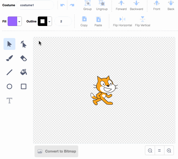 Using eyedropper triggers mini-editor · Issue #276 · scratchfoundation/scratch-paint · GitHub