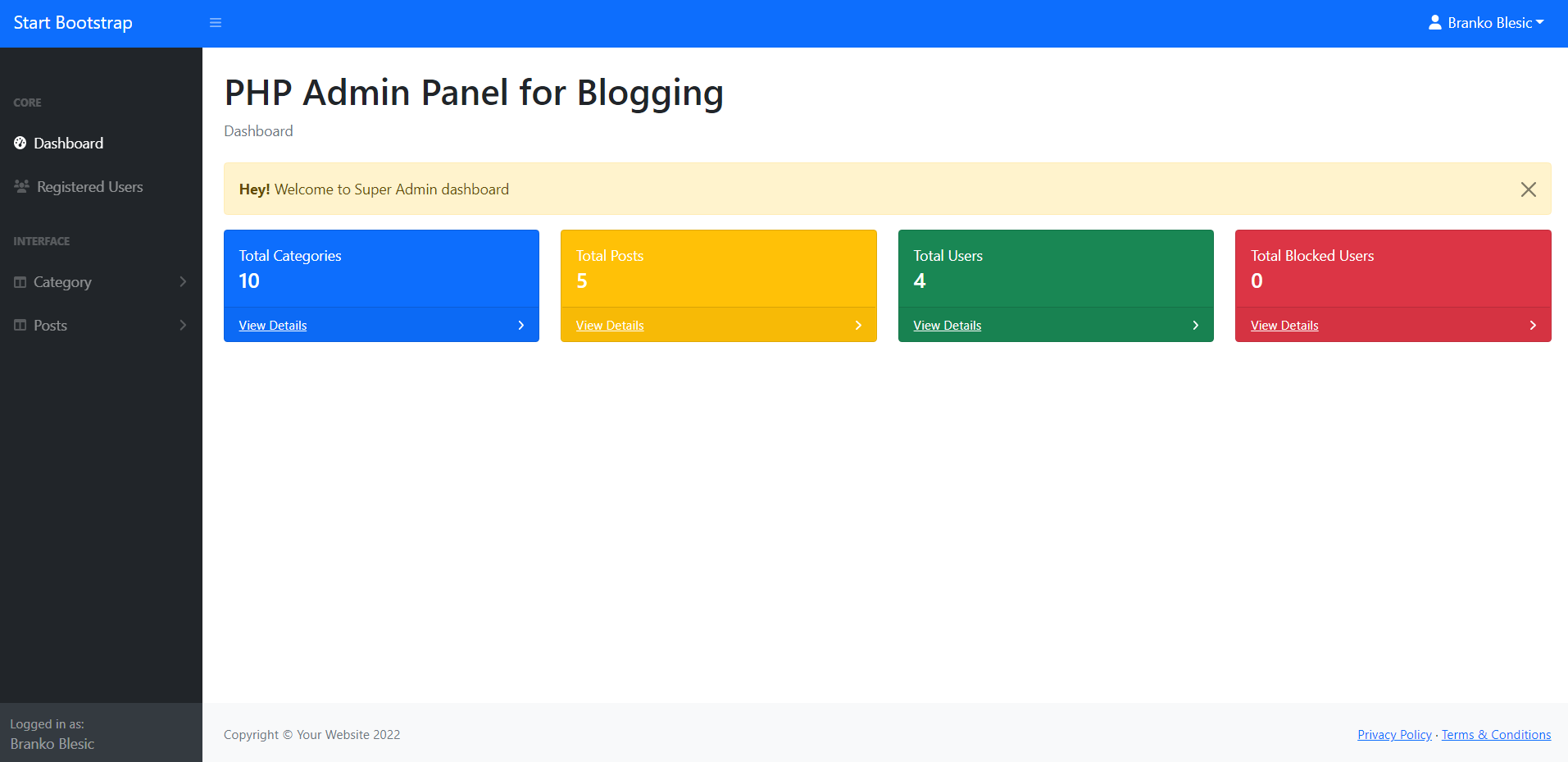 GitHub - OnlyJaximus/7-PHP-Blog-Application: PHP Blog is a blogging application. It is ...