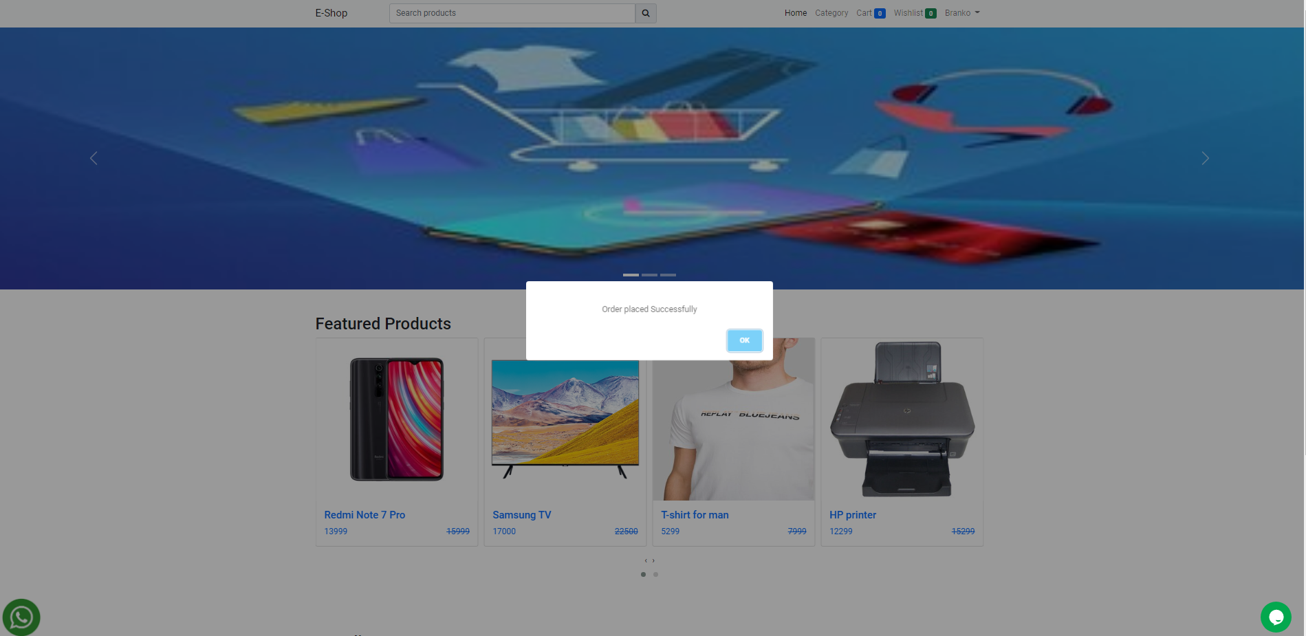 Github Onlyjaximus05laravel Big Eshop Laravel Ecommerce Is Built In Laravel And Mysql