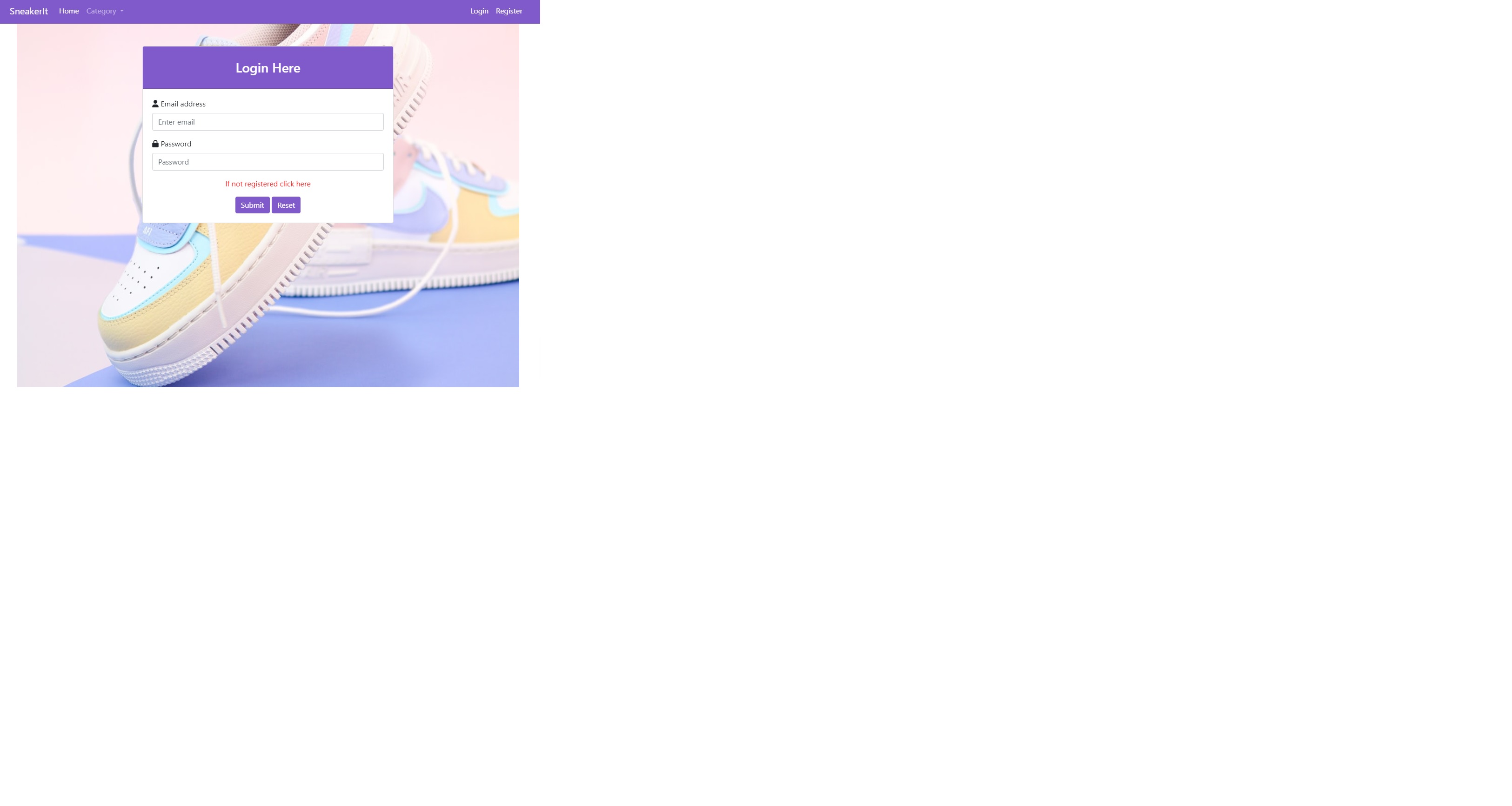 GitHub - Aradhana20/SneakerIt: SneakerIT is a Spring based online shopping website. UI is ...