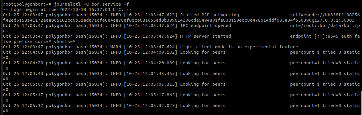 Check if a Bor light client can run standalone · Issue #164 · threefoldfoundation/tft · GitHub