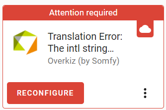 Home Assistance Core - Overkiz (by Somfy) Reauthentication required every 1-3 days · Issue ...