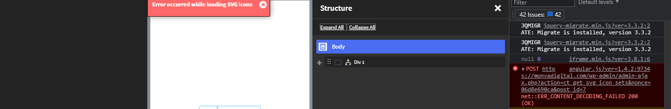 "Error occurred while loading SVG icons" · Issue #355 · soflyy/oxygen-bugs-and-features · GitHub
