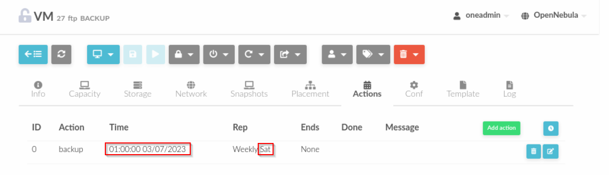 Action schedule is not setting the right day of the week in Sunstone on checkmark box · Issue ...
