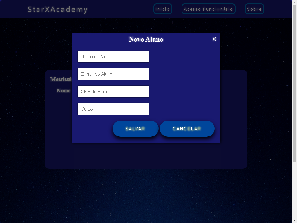 GitHub - theussant/Crud_Web: CRUD feito com ferramentas web, tema matricula de alunos.