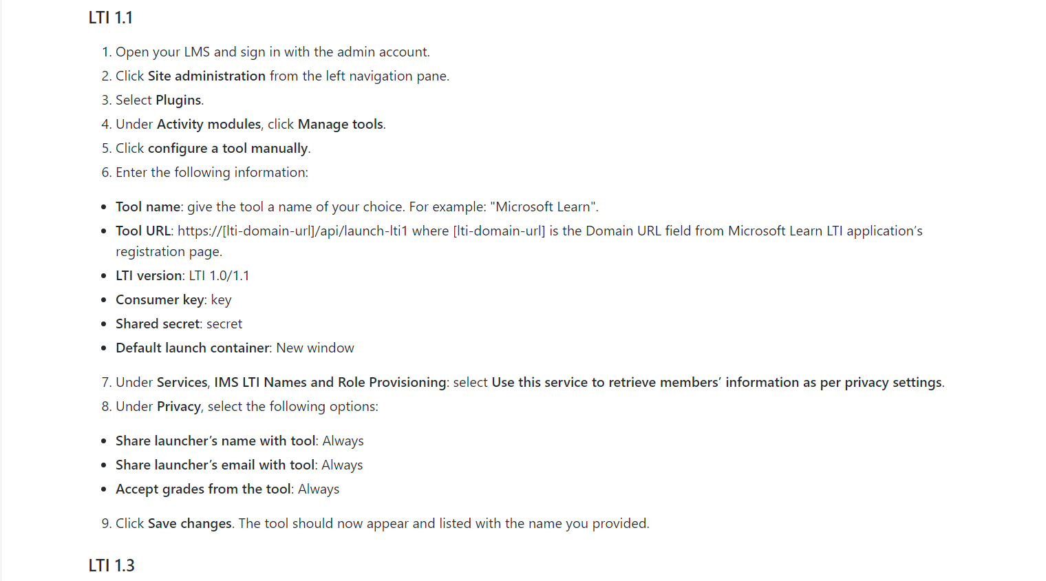 Moodle with LTI 1.1 · Issue #67 · microsoftarchive/Learn-LTI · GitHub