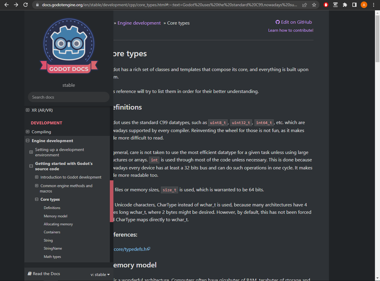 Left drawer overlaps documentation content on 5:4 monitor · Issue #6196 · godotengine/godot-docs ...