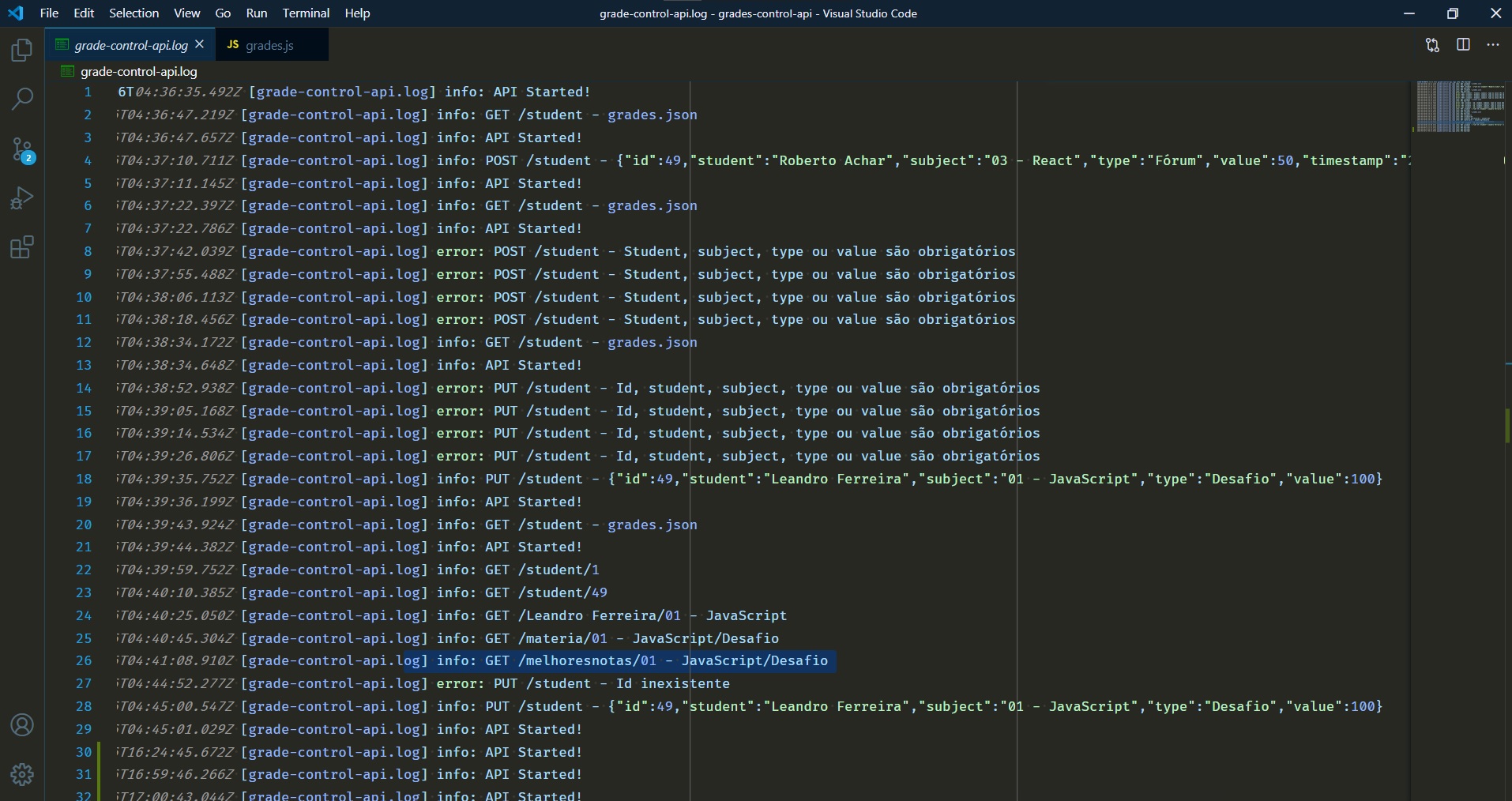 GitHub - lsferreira934/API-nodeJS-JavaScript-Json
