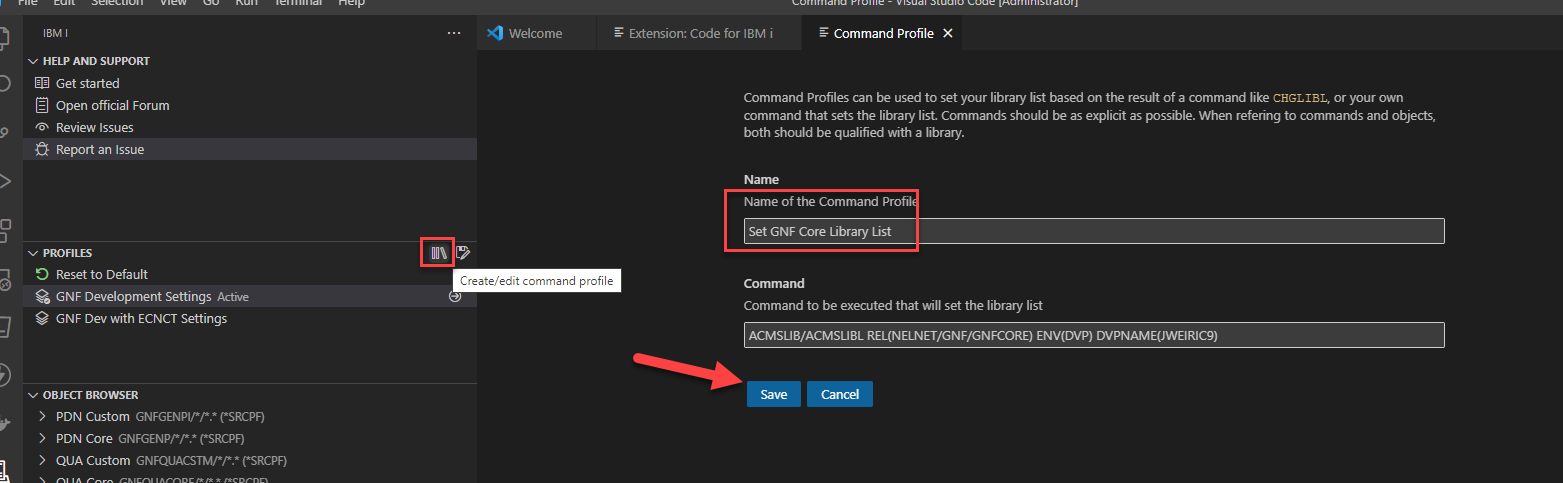 Command Profiles Not Refreshing · Issue 1239 · Codefori Vscode Ibmi · Github