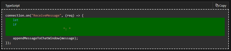 Unreadable Examples Due To Syntax Highlightning · Issue 13158 · Dotnetaspnetcoredocs · Github