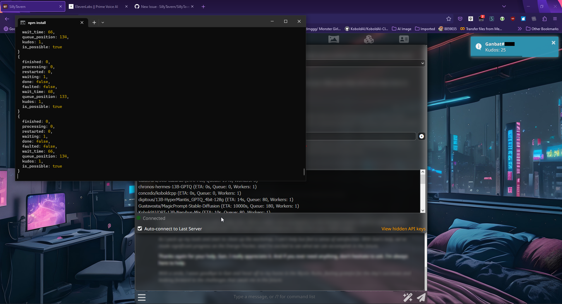 [BUG] Stable Horde Doesn't Use API Key · Issue #514 · SillyTavern/SillyTavern · GitHub