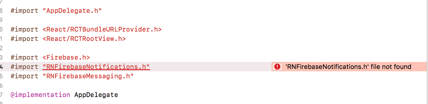 RNFirebaseNotifications.h file not found · Issue #1128 · invertase/react-native-firebase · GitHub