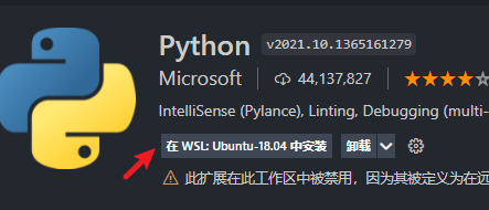 extension can not be installed in remote wsl · Issue #5757 · microsoft ...