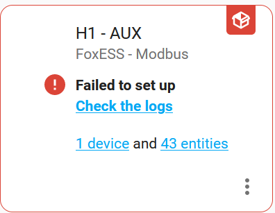 Errors after upgrading to v1.1.0 · Issue #42 · nathanmarlor/foxess_modbus · GitHub