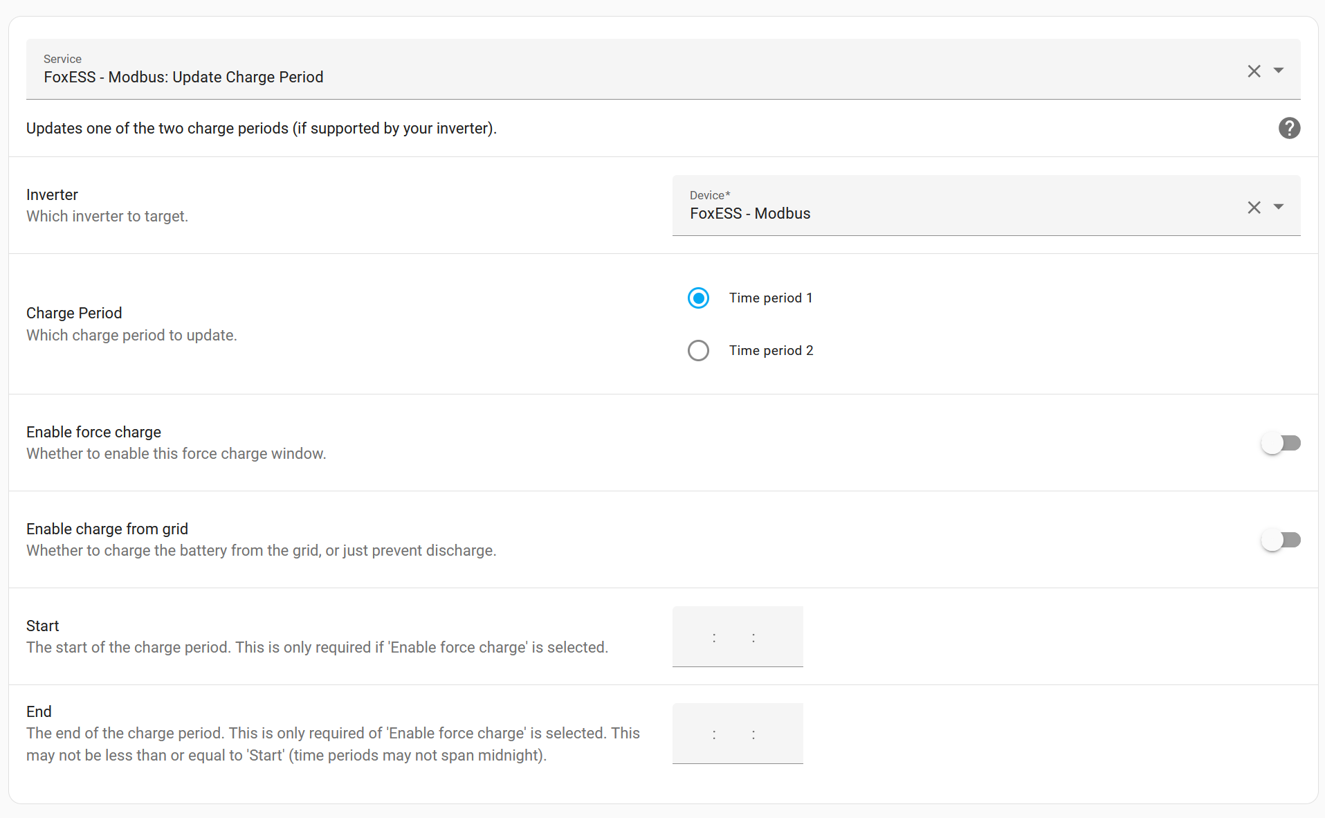 Selects · nathanmarlor foxess_modbus · Discussion #44 · GitHub